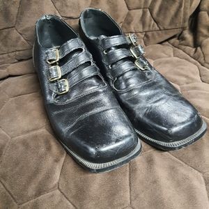 Flagg Bros | Shoes | Vintage 6s 70s Flagg Bros Black Mens 85 Buckle ...